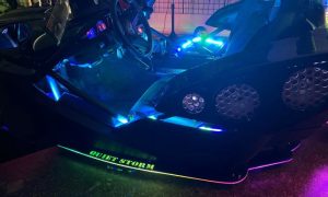 Blacked-out Acrylic LED Side Skirts (set of 2) - ATL Slingshot Store