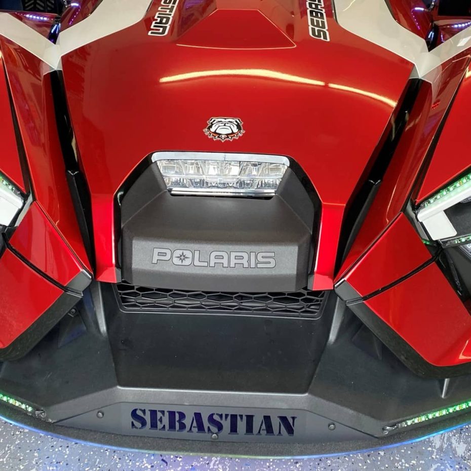 Blacked-out Acrylic LED Front Splitter - ATL Slingshot Store